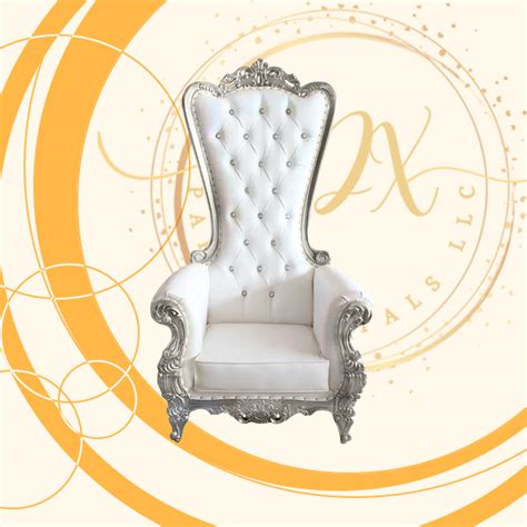 Silver Throne Chair Pdx Party Rentals