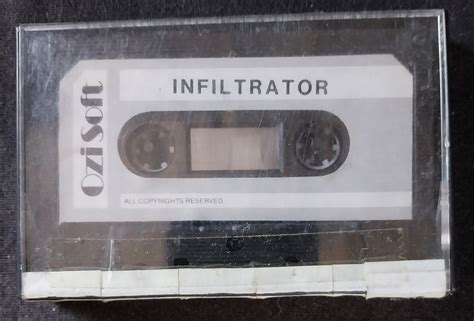 Commodore 64 C64 Game Data Cassette Infiltrator Smolles A