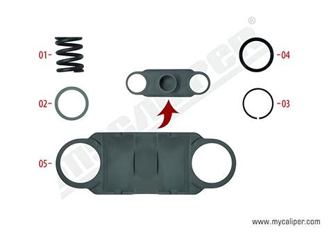 Caliper Bridge Assembly Repair Kit