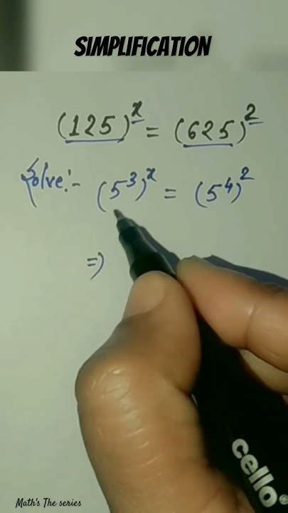 Simplification ️ Mathsimplification Mathstheseries Mathstricks