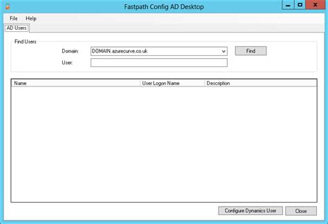 Implementing Fastpaths Config Ad Configuring Config Ad Desktop