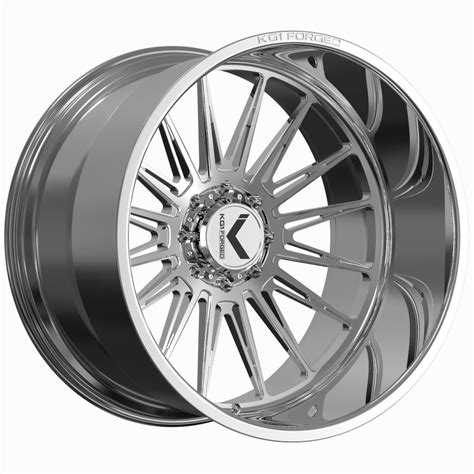 Kg1 Forged Taze Kc064 22x10 24mm Polished Tfs Wheels