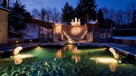 Wasserspiele Hellbrunner Adventzauber Beim Schloss Hellbrunn Salzburg