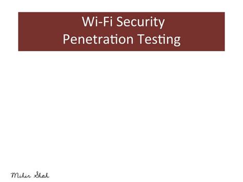 Wi Fi Pentesting Pdf