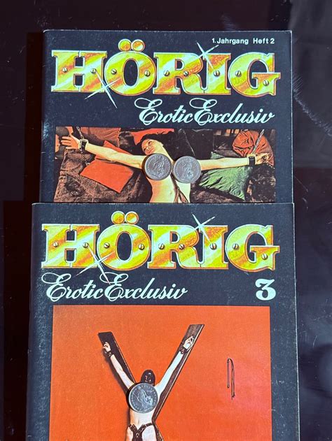 Hörig Erotic Exclusiv Seltene Magazine Aus Den 70er Jah Neuf Voir Description à Zuerich