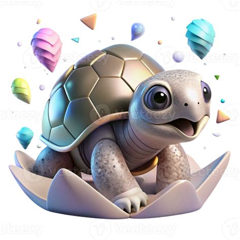 Magnificent Classic Cutout Of Turtle Hatchling Crawling Towards Artificial Light Genuine