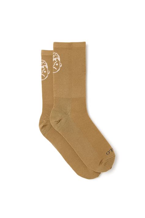 Angry Pablo High Top Classic Cycling Socks Brown