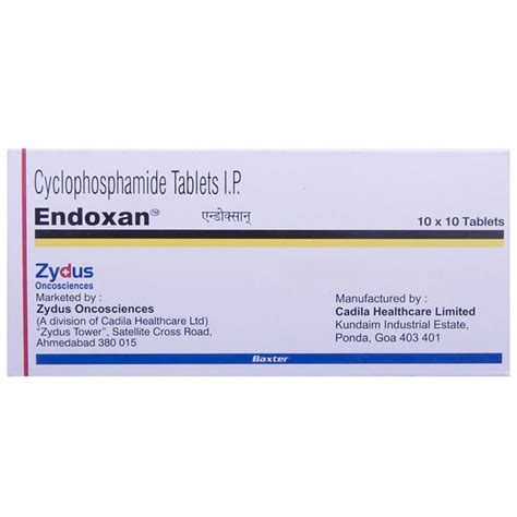 Endoxan 50mg Tablet Price Uses Side Effects Composition Apollo