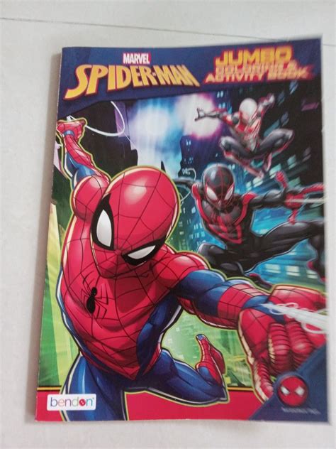 Spider Man Jumbo Coloring And Activity Book Hobbies And Toys Books
