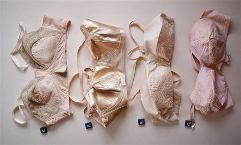 Vintage Bras 30s 50s Rose Pink Satin Bullet Bras Etsy Uk
