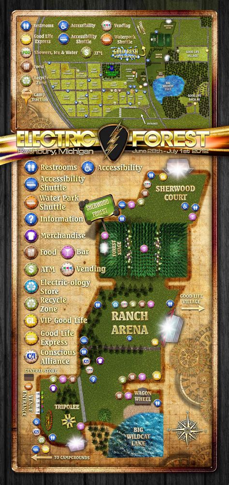 Electric Forest Map At Edward Beatty Blog