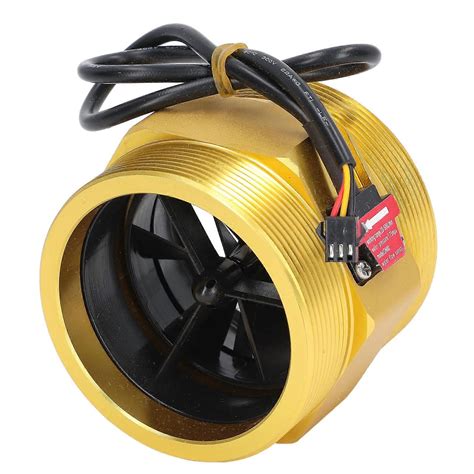 Water Flow Sensor 3in Turbine Flowmeter Induction Switch For Irrigation And Heater Npn Output