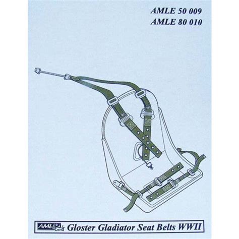 Aml Aircraft Detail Gloster Gladiator Mkimkiimkiij8 Seat Belts R