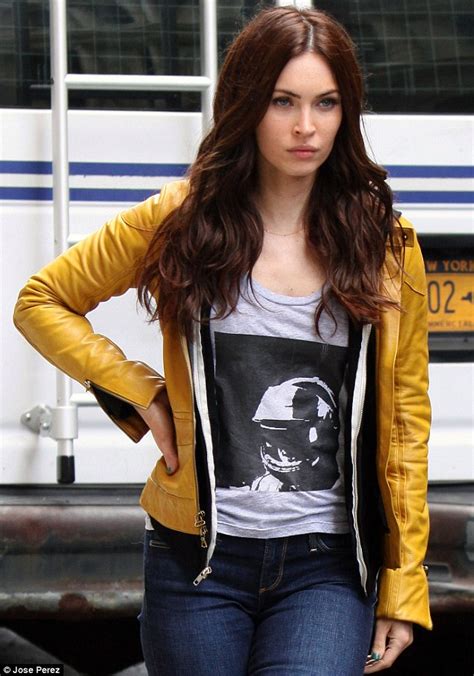 Megan Fox Rood Haar Tiener Mutant Ninja Turtles Megan Fox Rocks A