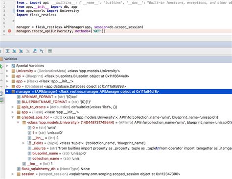 Flask Python Flask Restless With Sqlalchemy Doesn T Generate Api