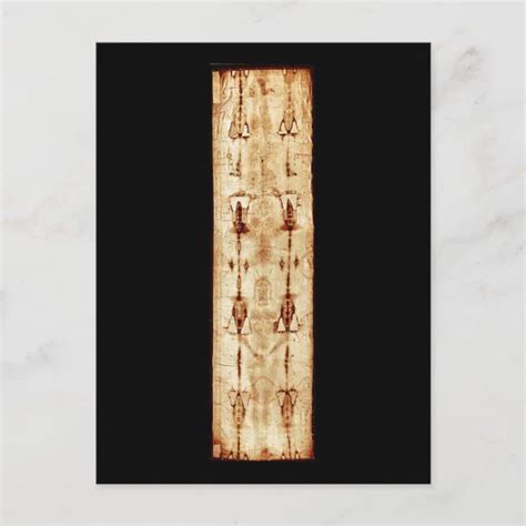 Enhanced Shroud Of Turin Full Image Jesus Christ Postcard Zazzle