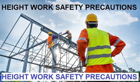 Hse Insider Height Work Safety Precautions Rules Work At Height