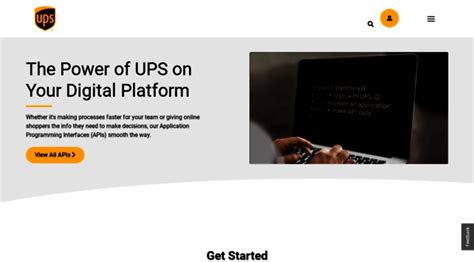 Ups Developer Portal Ups U Developer Ups