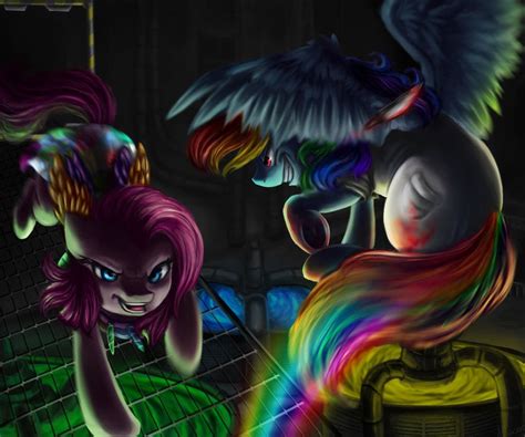 Pinkamena Diane Pie And Rainbow Factory Dash