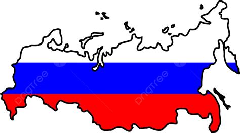 Mapa En Colores De Rusia Política Fronteriza Nacional Vector Png