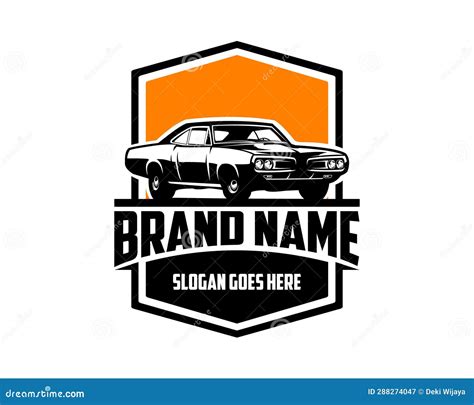 1969 Dodge Super Bee Car Isolated White Background Showing From Front