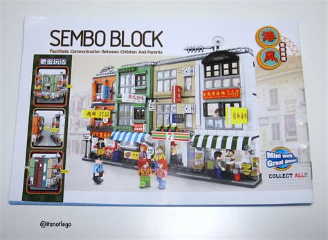 Its Not Lego Sembo Blocks Hong Kong Flats Building Set Review 601095