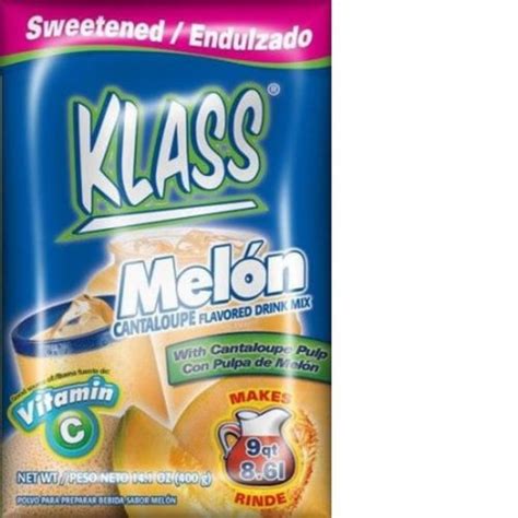 Klass Cantaloupe Flavored Drink Mix Melon Pack Of 32 32 Pack Kroger