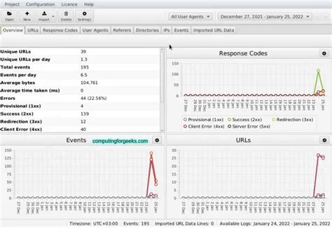 Analyze Nginxapache Logs Using Seo Log File Analyser Computingforgeeks