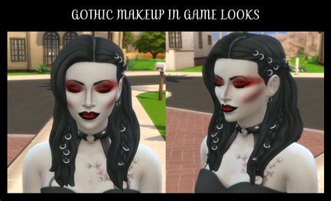 Gothic Makeup Collection The Sims 4 Create A Sim Curseforge