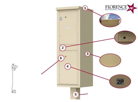 4 Door Parcel Locker Cluster Mailbox