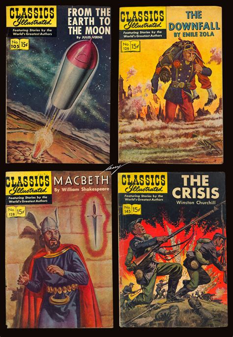 Caseyartandcolour Classics Illustrated Early Pictorial Cliffs Notes