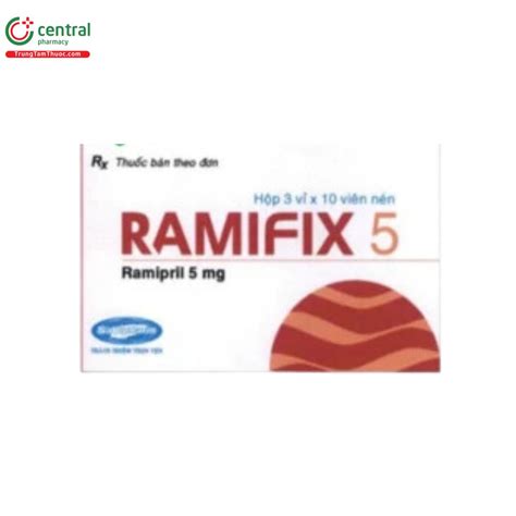 Thuốc Ramifix 5 Dự Phòng Biến Cố Tim Mạch ở Bệnh Nhân Nguy Cơ Cao