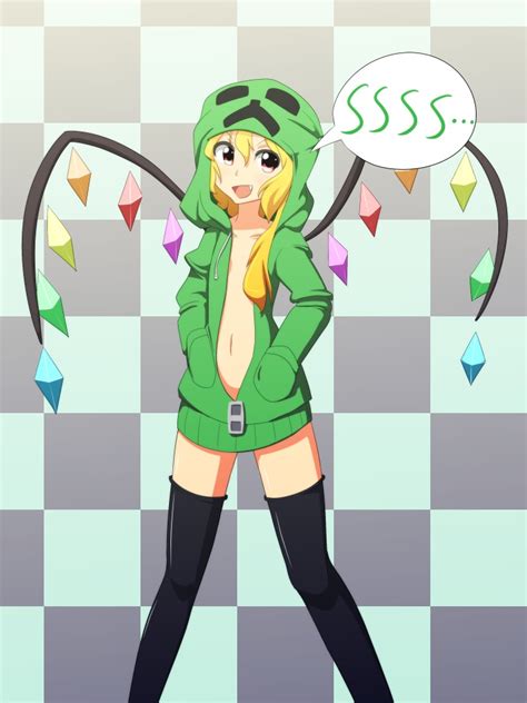 Flandre Scarlet And Creeper Touhou And More Drawn By Cato Monocatienus Danbooru