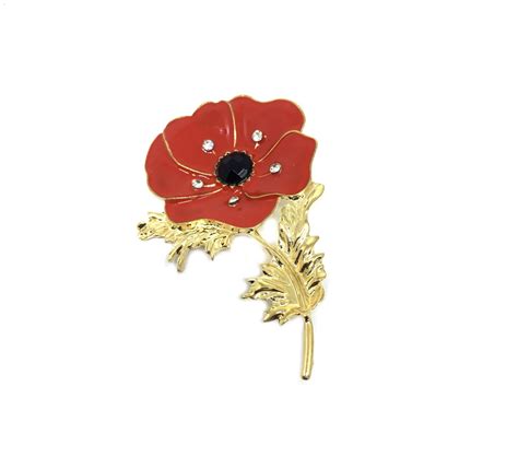 Poppy Brooch Finox