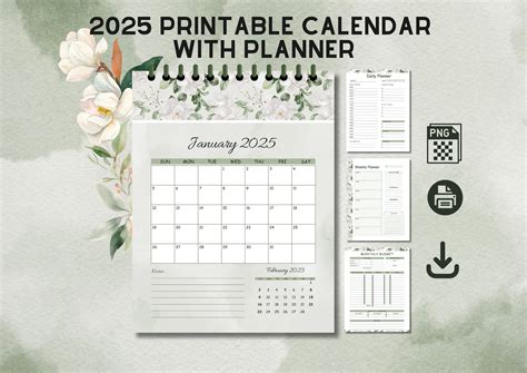 2025 Printable Calendar Templates Artofit
