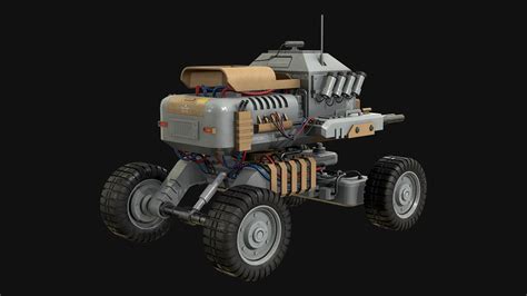 Ugv Concept 1 Grey 3d Model By Virtual3d