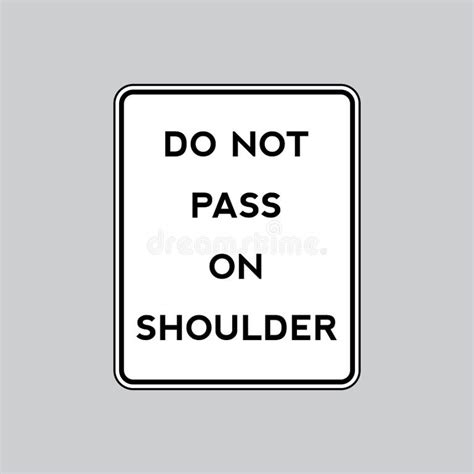 Road Sign Do Not Pass Stock Illustrations 84 Road Sign Do Not Pass
