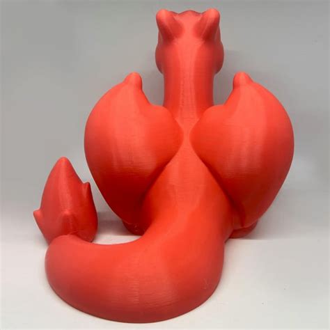 Chibi Charizard 3d Print Without Supports For Fdm Printer Oc R3dprinting