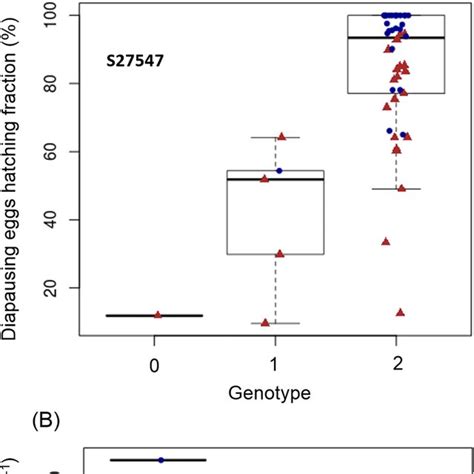 Genotype Phenotype Association Patterns For Two Life History Traits Of