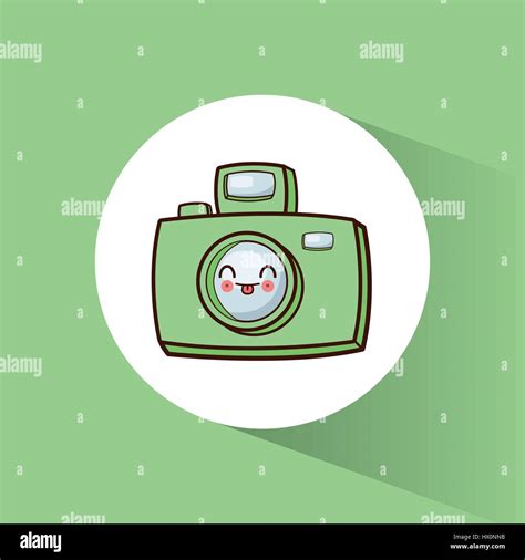 Kawaii Camera Photographic Image Stock Vector Image And Art Alamy