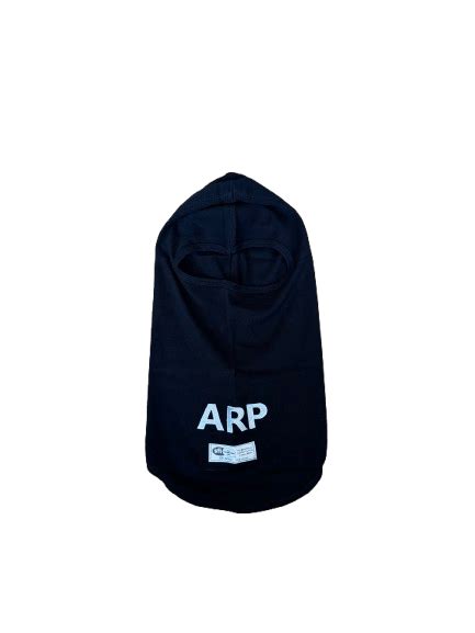 Arp Balaclava Black And White Australian Racing Products