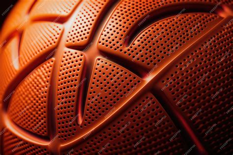 Premium Photo Closeup Detail Of Basketball Ball Texture Background