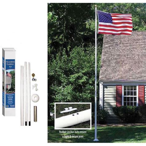 Item 4506 20 Feet Ft Fiberglass 3 Pieces Residential Villager