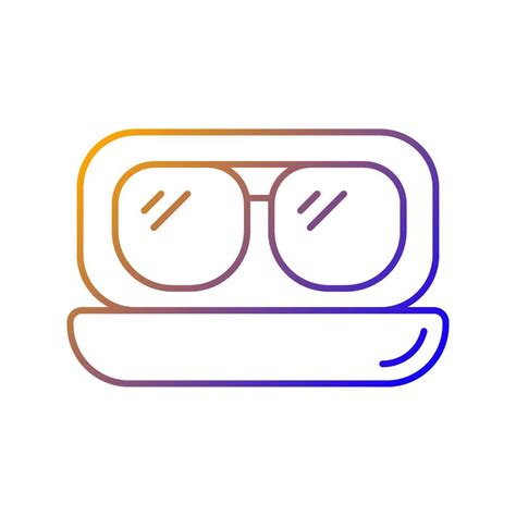 Aviator Sunglasses Gradient Linear Vector Icon 3529897 Vector Art At