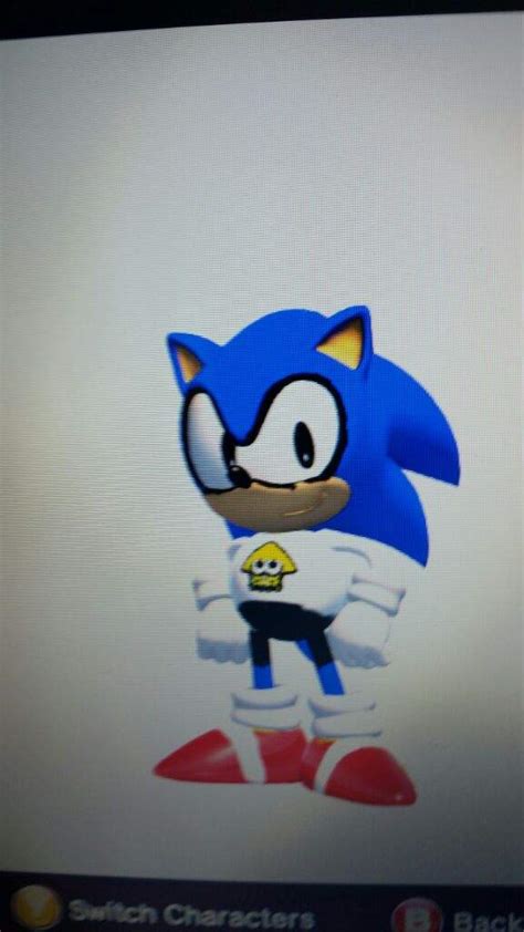 Splatoon Sonic Skin Mod For Sonic Generations Pc Sonic The Hedgehog