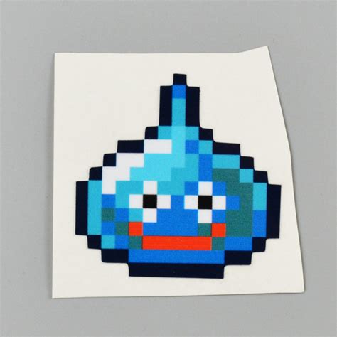 Slime 8 Bit Sticker Metal The Brand