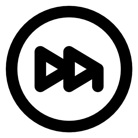 Forward Circle Line End Vector SVG Icon - SVG Repo