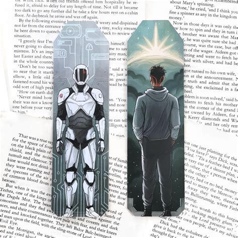 Murderbot Bookmark Laya Rose Art