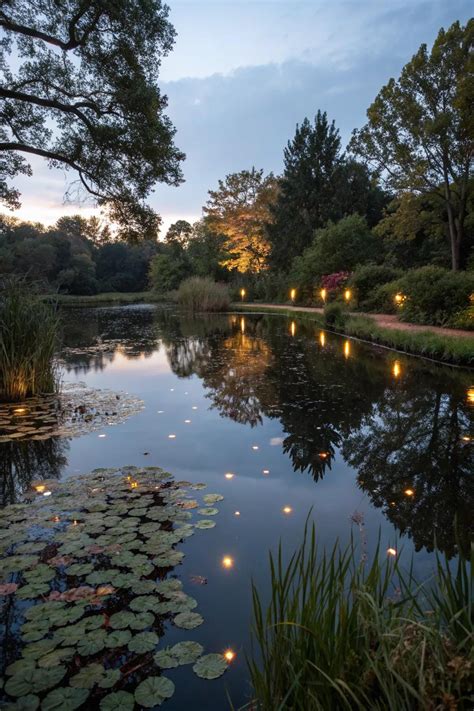 16 Inspiring Pond Lighting Ideas For A Magical Glow Gardeneco