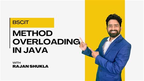 Method Overloading In Java Sy Bscit Sem 4 Rajan Sir Lec 22 Youtube